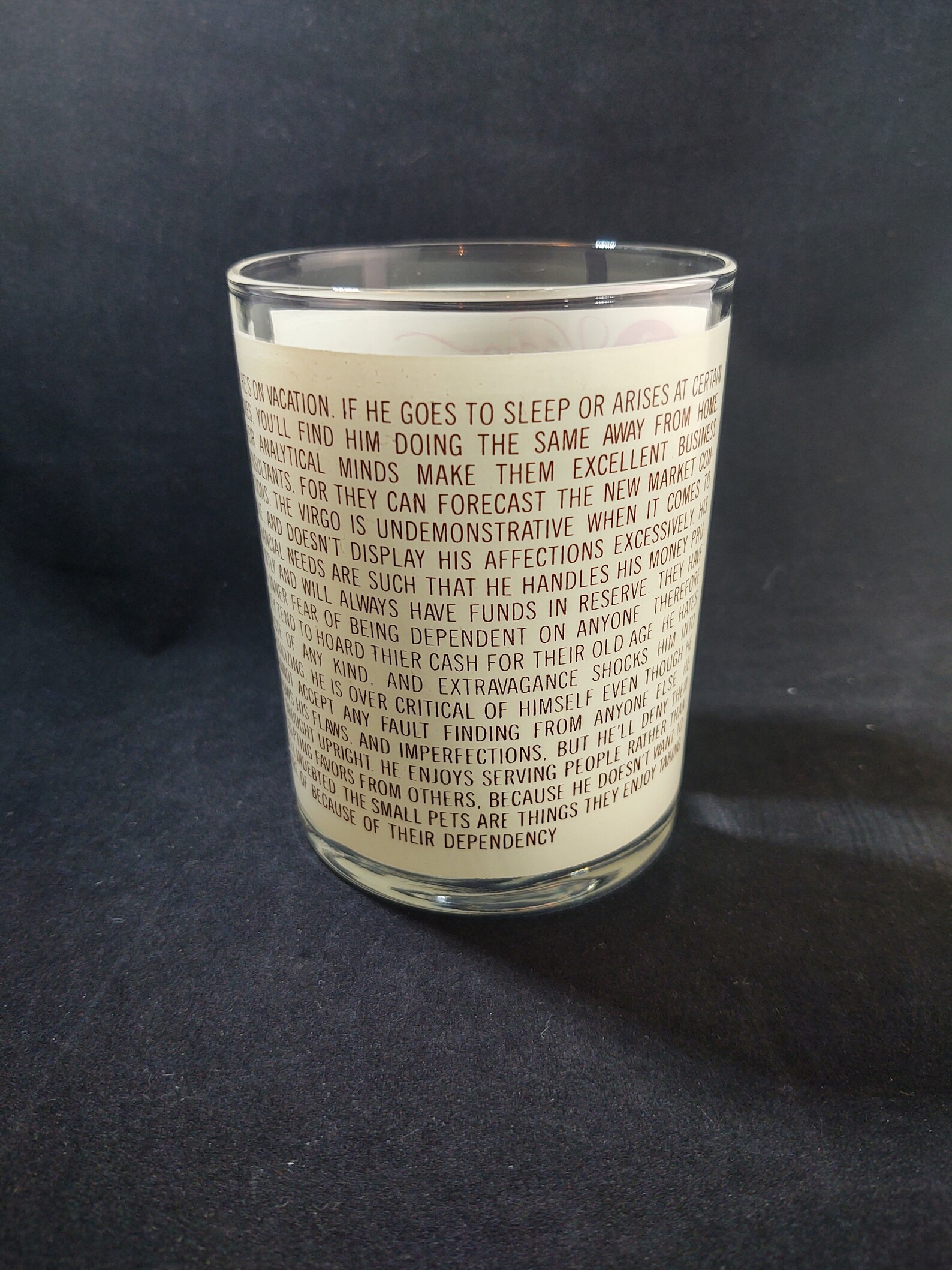 Vintage 1970's Zodiac Sign Old Fashion Glasses, Pick One or More - Etsy