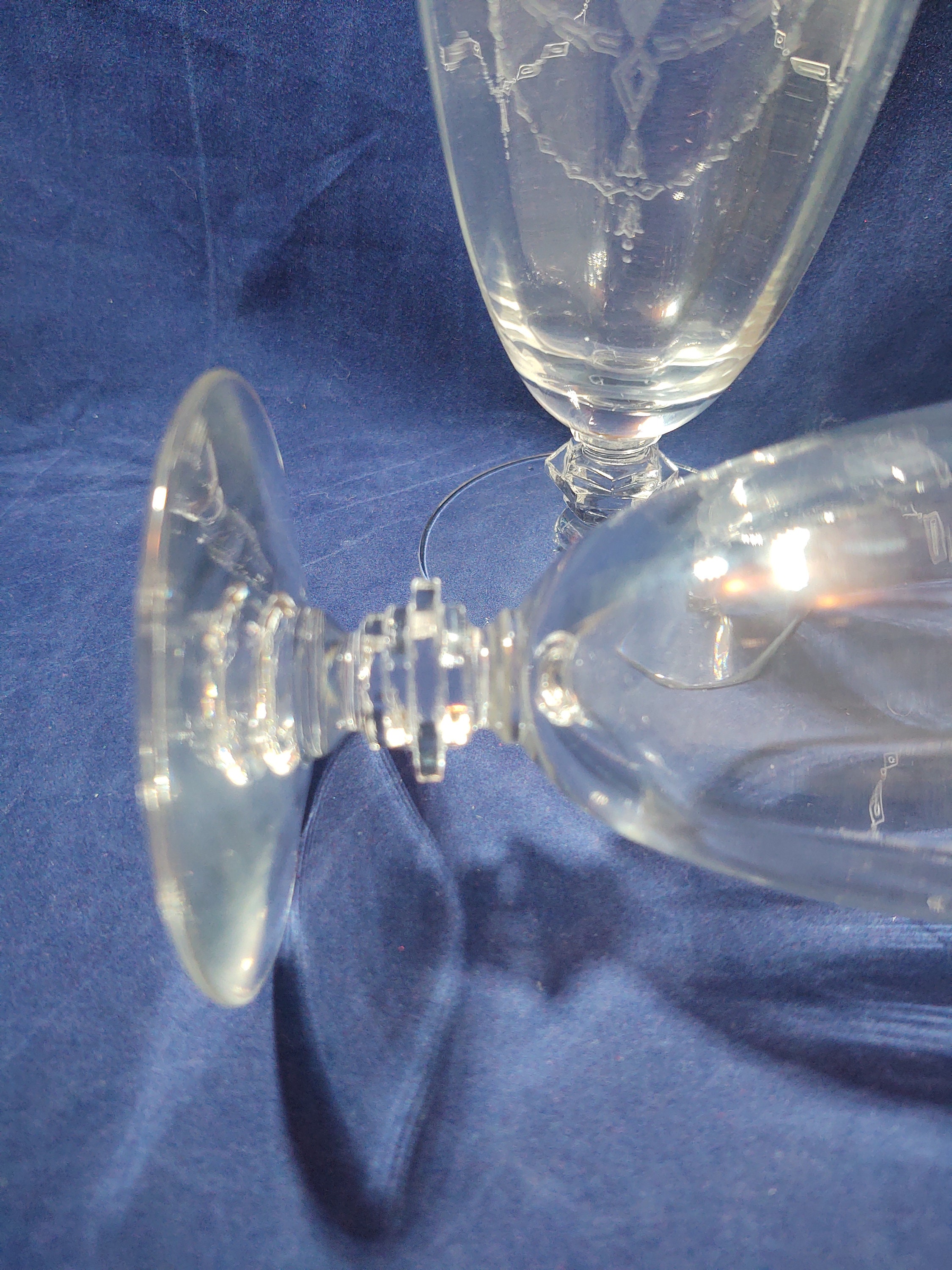 Tiffin Berian Footed Iced Tea Glasses, Set of 2 - Etsy