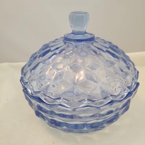 Vintage Colony Whitehall Candy Dish in Light Blue - Etsy