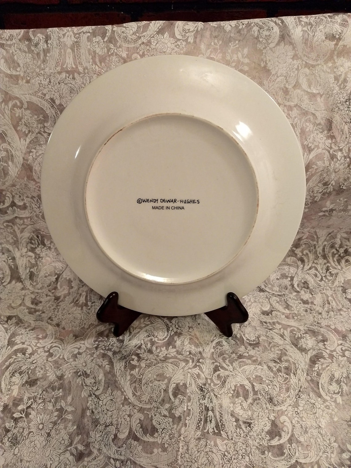 Signed "lighthouse" Plate by Novelist and Artist Wendy Dewar-hughes - Etsy