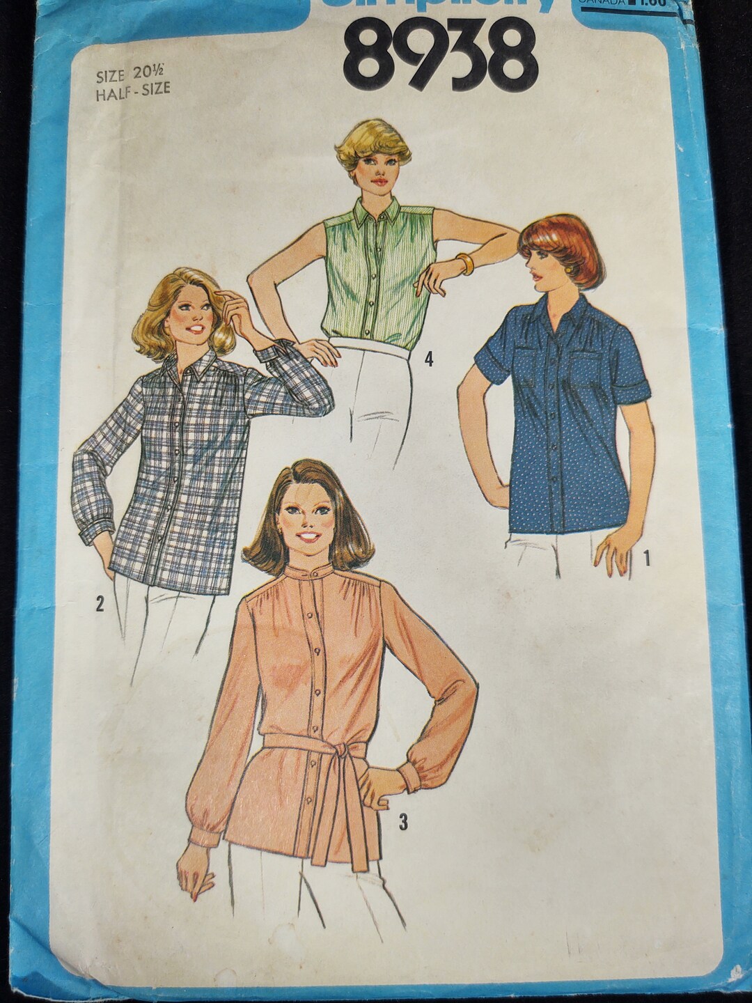 Vintage Simplicity Pattern #8938 - Etsy