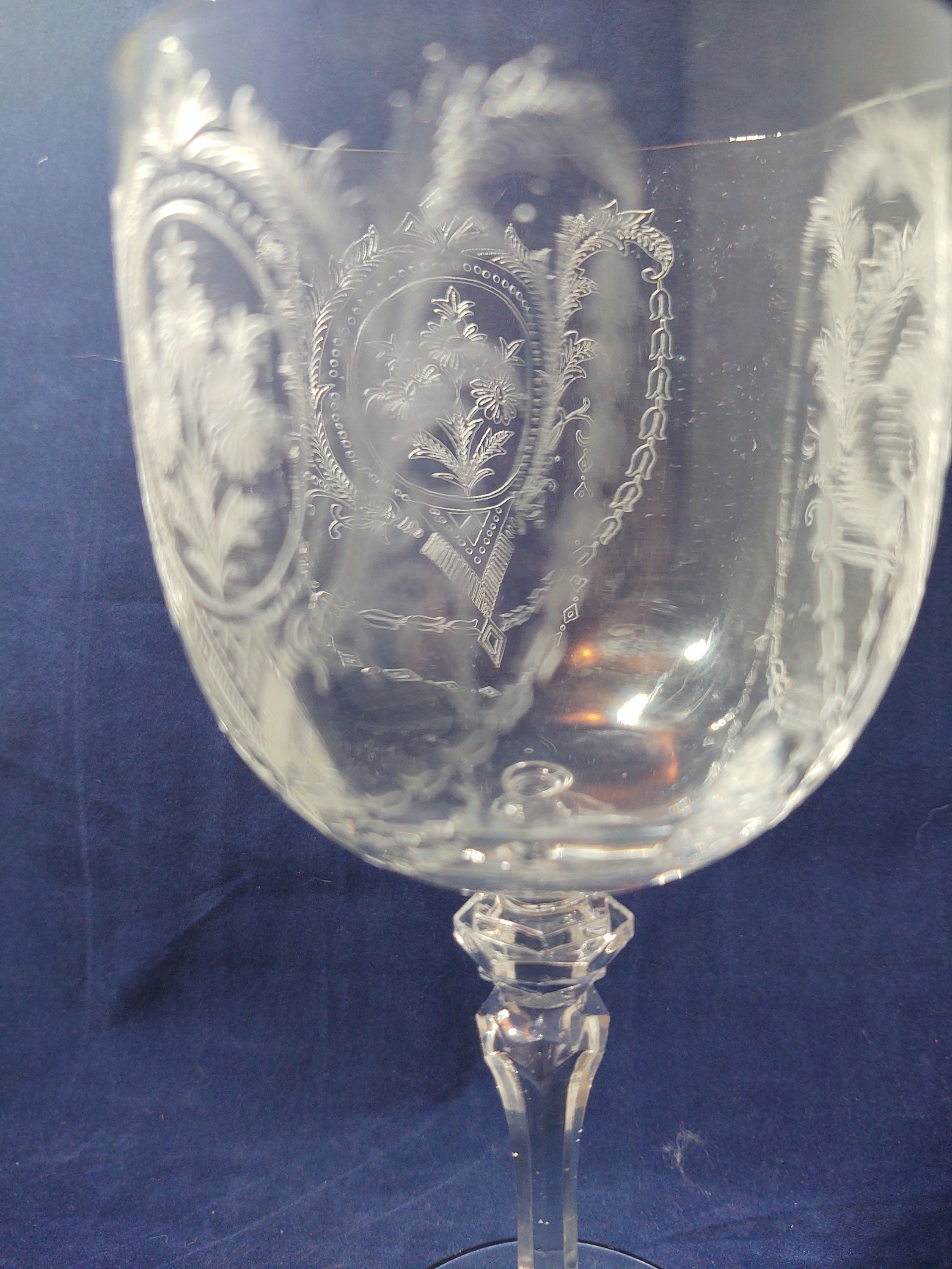 Tiffin Berian 13 Oz Goblet - Etsy