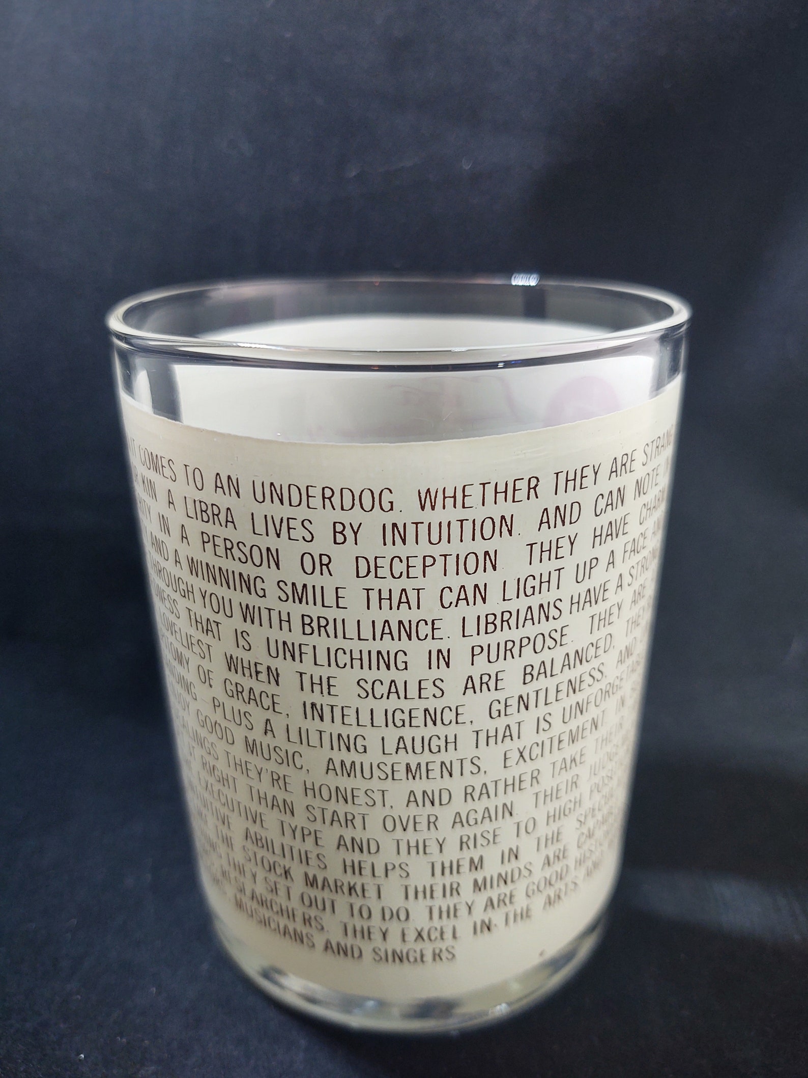 Vintage 1970's Zodiac Sign Old Fashion Glasses, Pick One or More - Etsy