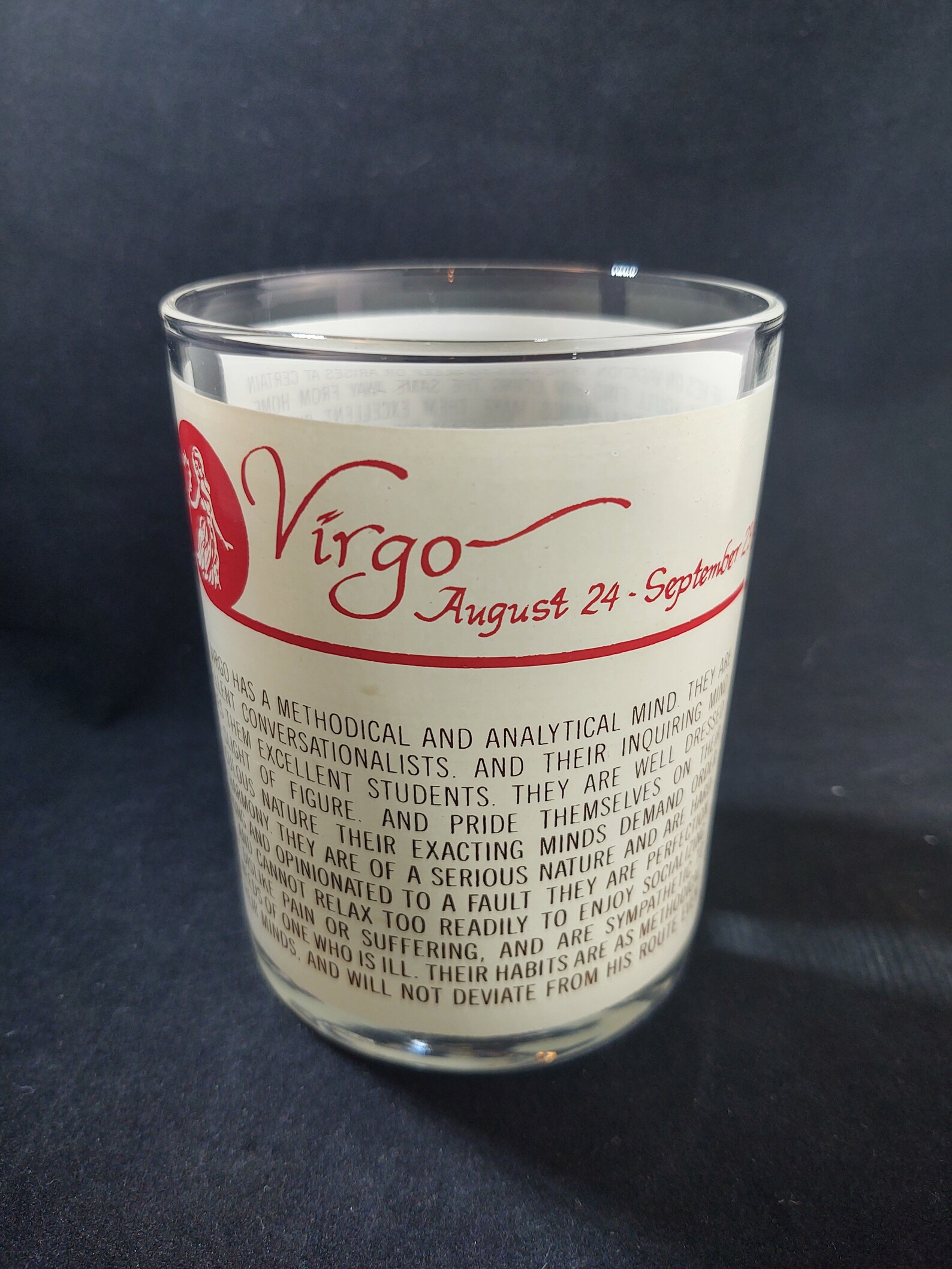Vintage 1970's Zodiac Sign Old Fashion Glasses, Pick One or More - Etsy