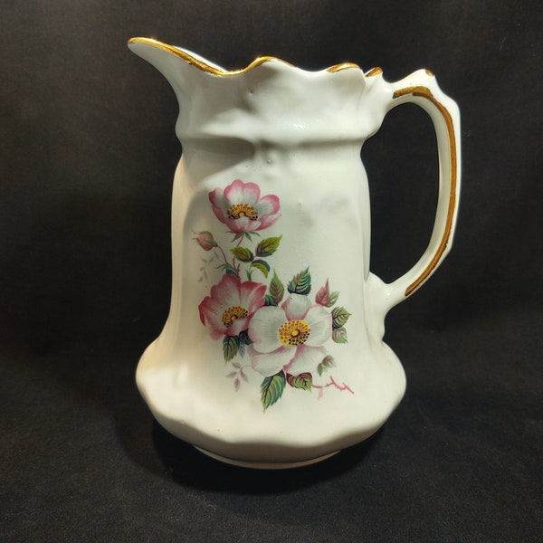 Pink Rose Pitcher - Etsy