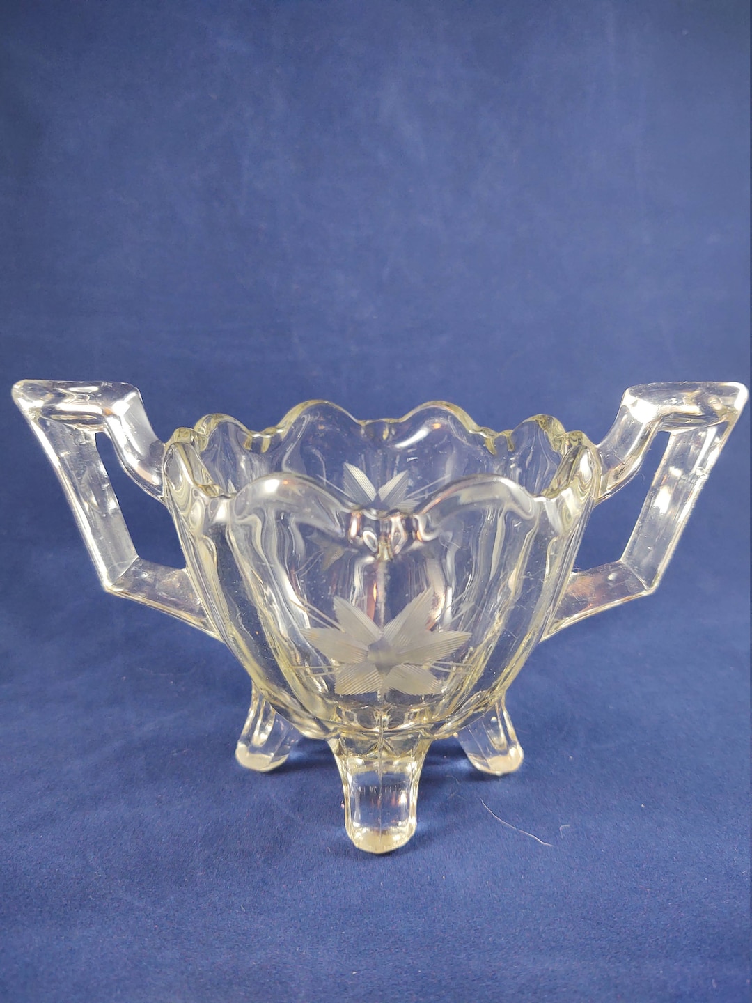 Antique Indiana Glass 125-1 Aka Fluted Colonial Open Sugar - Etsy