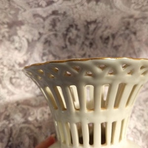 Baum Brothers Pierced Edge Vase - Etsy