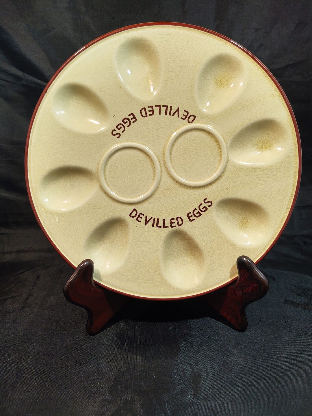 Vintage Deviled Egg Plate, Made in Japan - Etsy