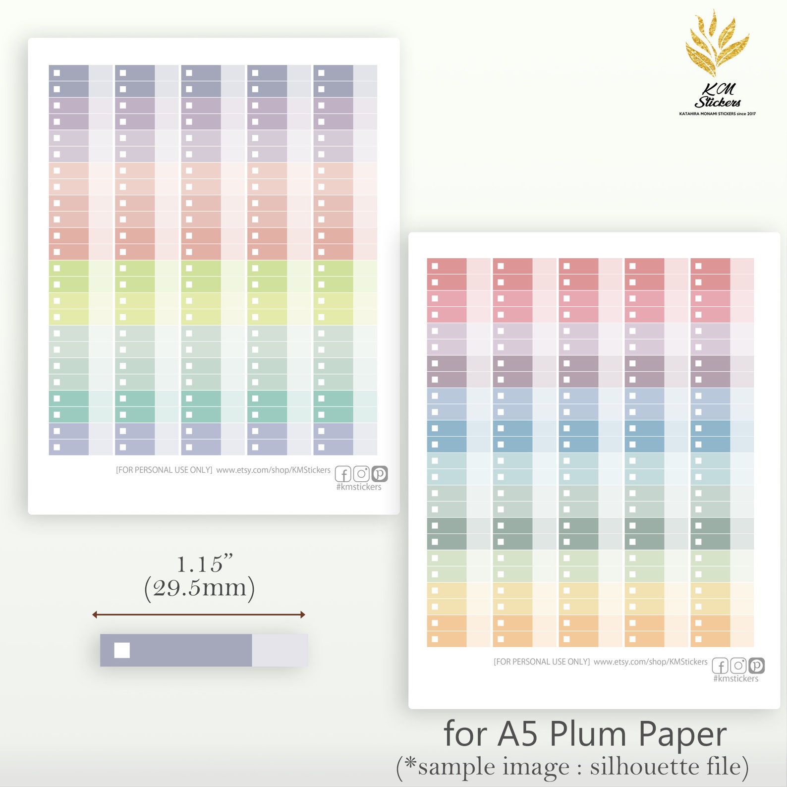 Printable Bill Due Stickers A5 7x9 8.5x11 Monthly Spread | Etsy