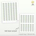 Printable Mini No Spend Stickersregular and Half Sheet Size - Etsy