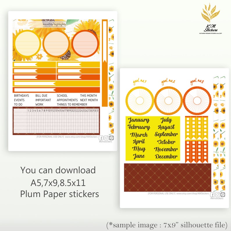 KIT 88 Printable Monthly Highlights Kit Version 2.0 | Etsy