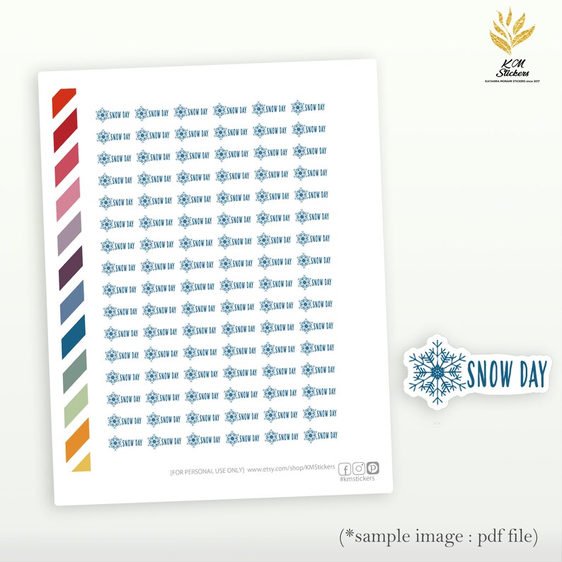Printable Mini School Event Stickers, No School, Late Start, Early ...