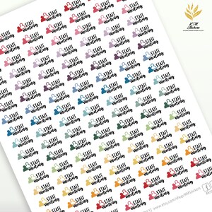 Printable Mini Staff Meeting Stickers Planner Stickers - Etsy