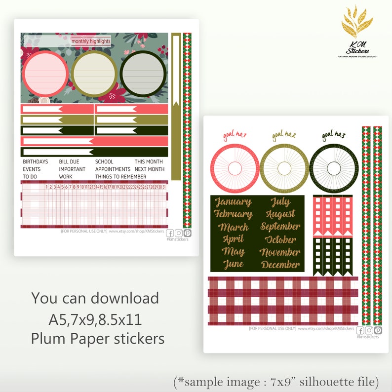KIT 126 Printable Monthly Highlights Kit Version 2.0 - Etsy