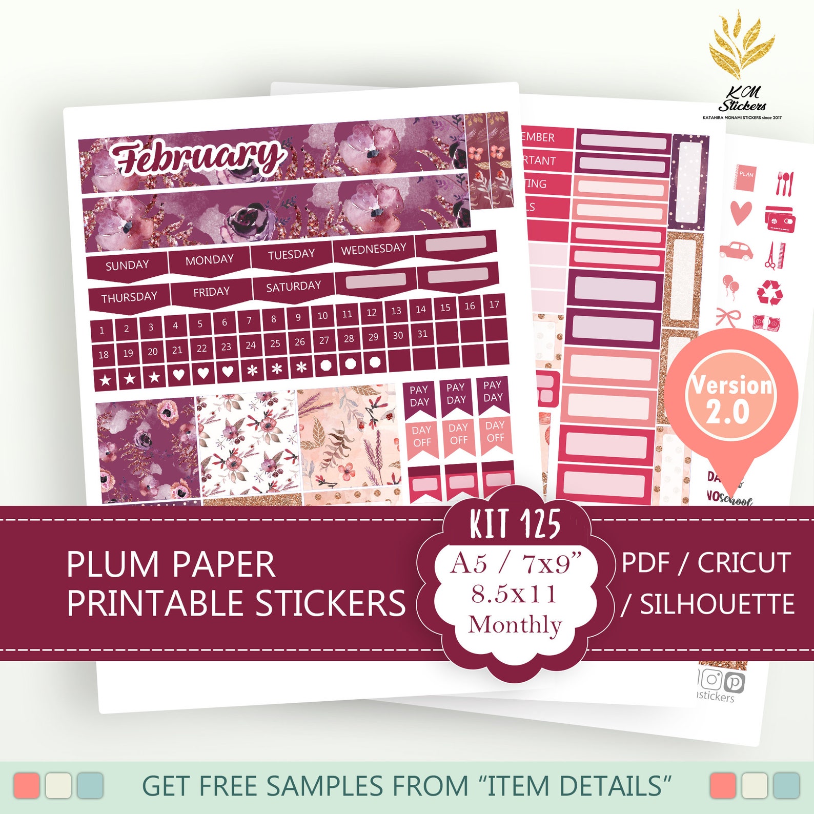 KIT 125 Printable February Kit Version 2.0 2021 Design for - Etsy