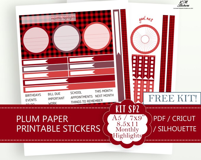 AMPLIFY KIT 141 Printable Daily Kit for Amplify Planner - Etsy