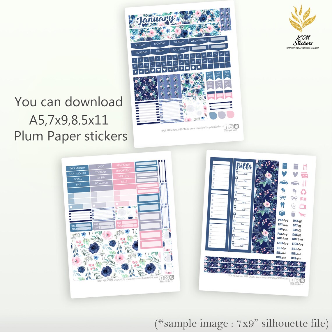 KIT 135 Printable January Kit Version 2.0 2021 Design for - Etsy