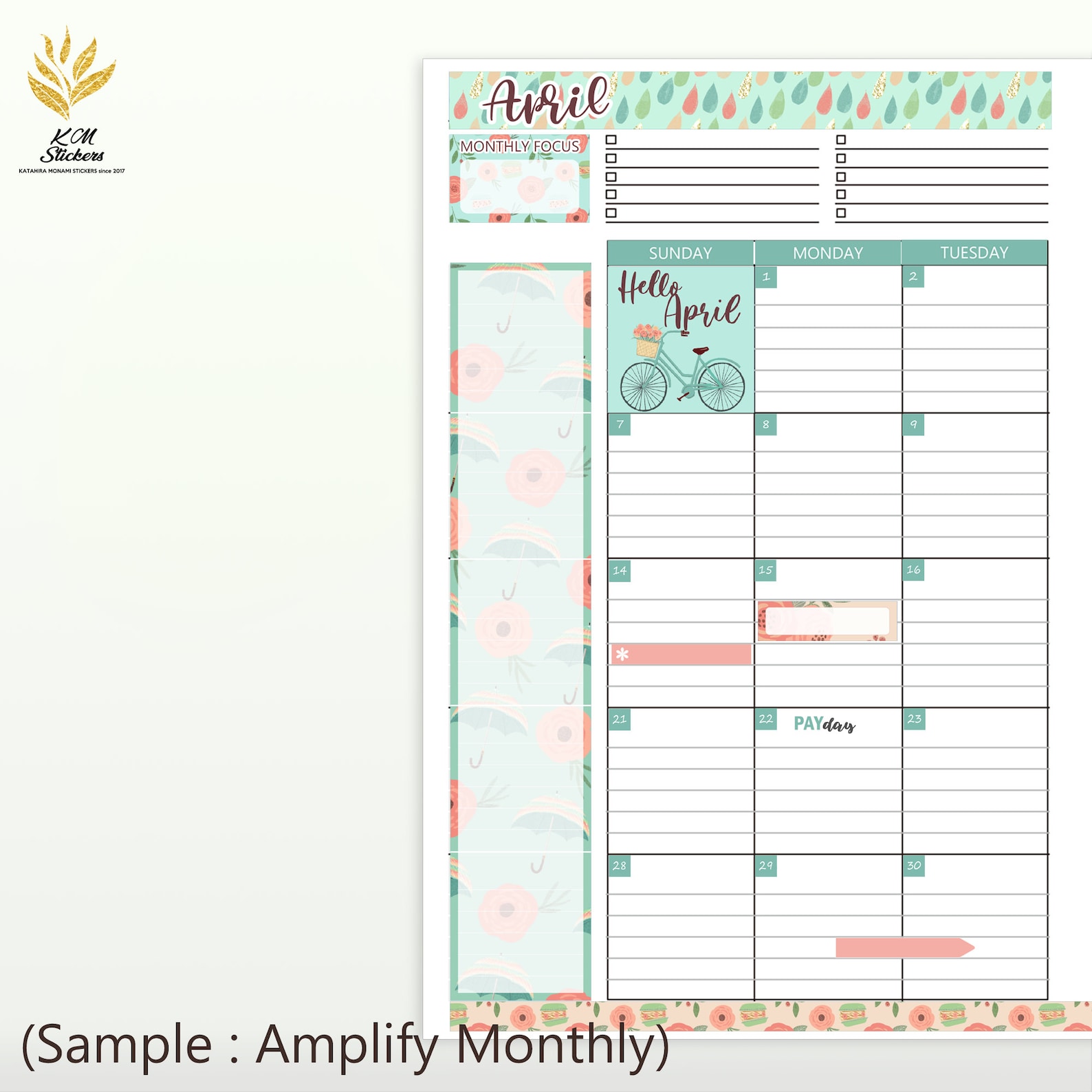 AMPLIFY KIT 143 Printable July Kit for Amplify Planner - Etsy