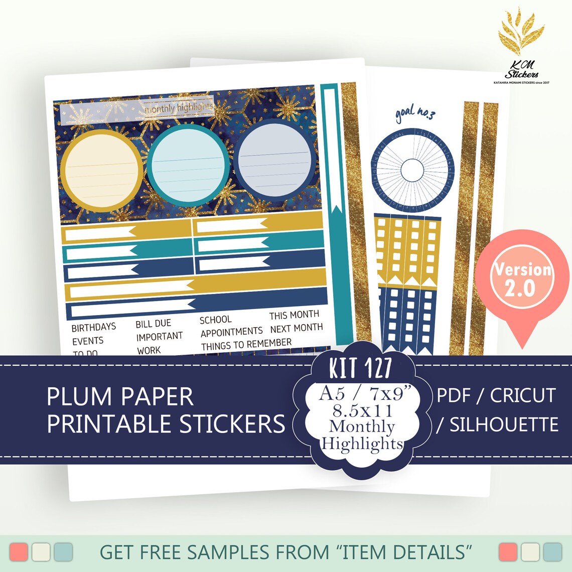 KIT 127 Printable Monthly Highlights Kit Version 2.0 - Etsy