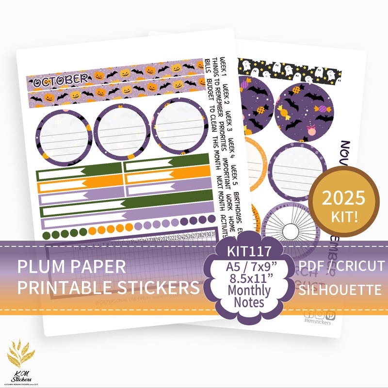 Monthly to Plum - Etsy