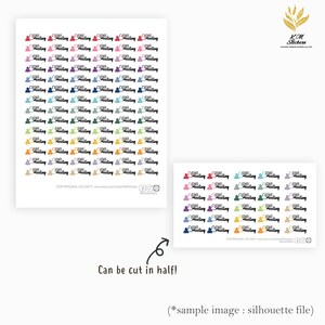 Printable Mini Staff Meeting Stickers, Planner Stickers, Meeting ...