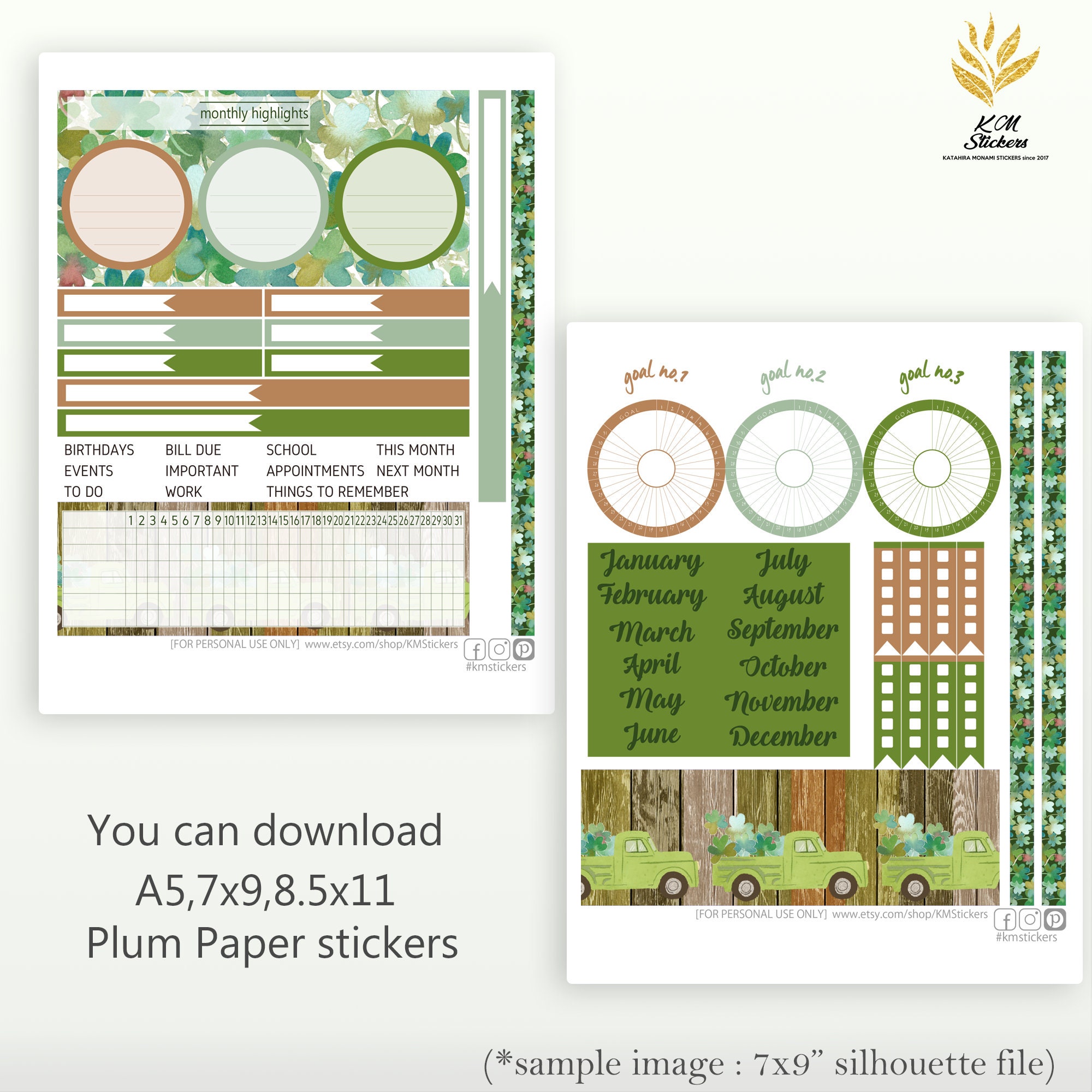 KIT 139 Printable Monthly Highlights Kit Version 2.0 st - Etsy