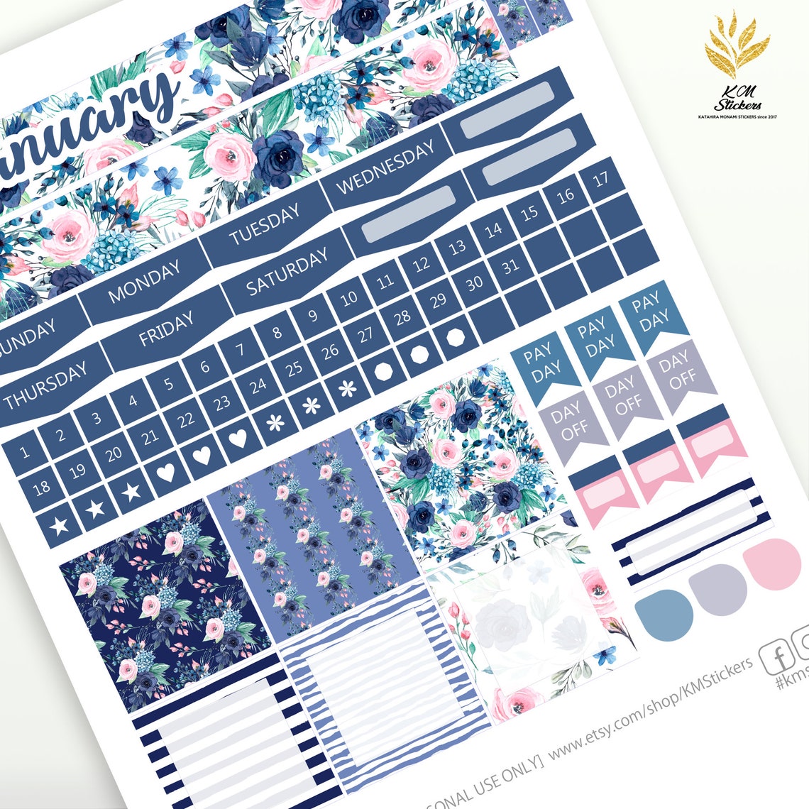 KIT 135 Printable January Kit Version 2.0 2021 Design for - Etsy