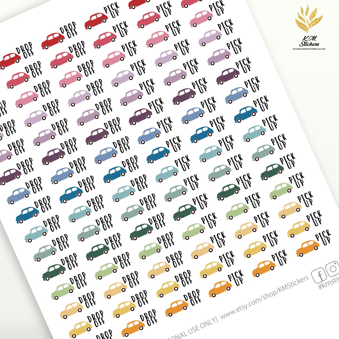 Printable Mini Etsy Order Stickersregular and Half Sheet - Etsy