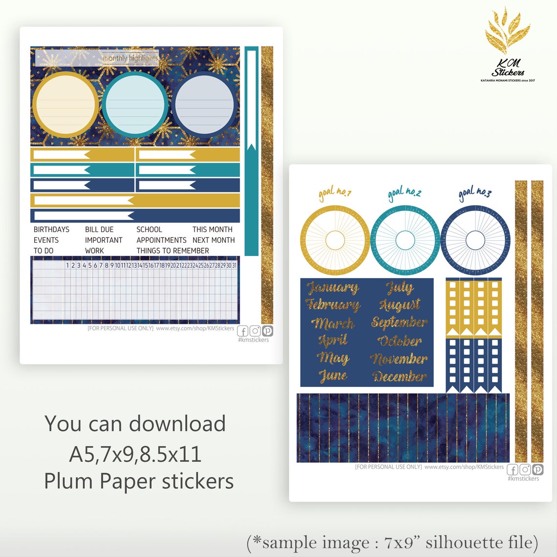 KIT 127 Printable Monthly Highlights Kit Version 2.0 - Etsy