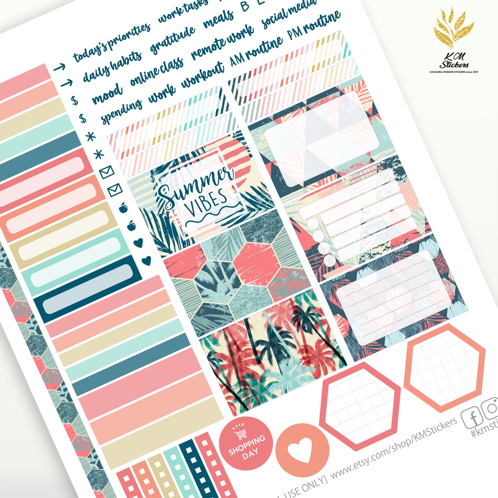 AMPLIFY KIT 144 Printable Daily Kit for Amplify Planner - Etsy