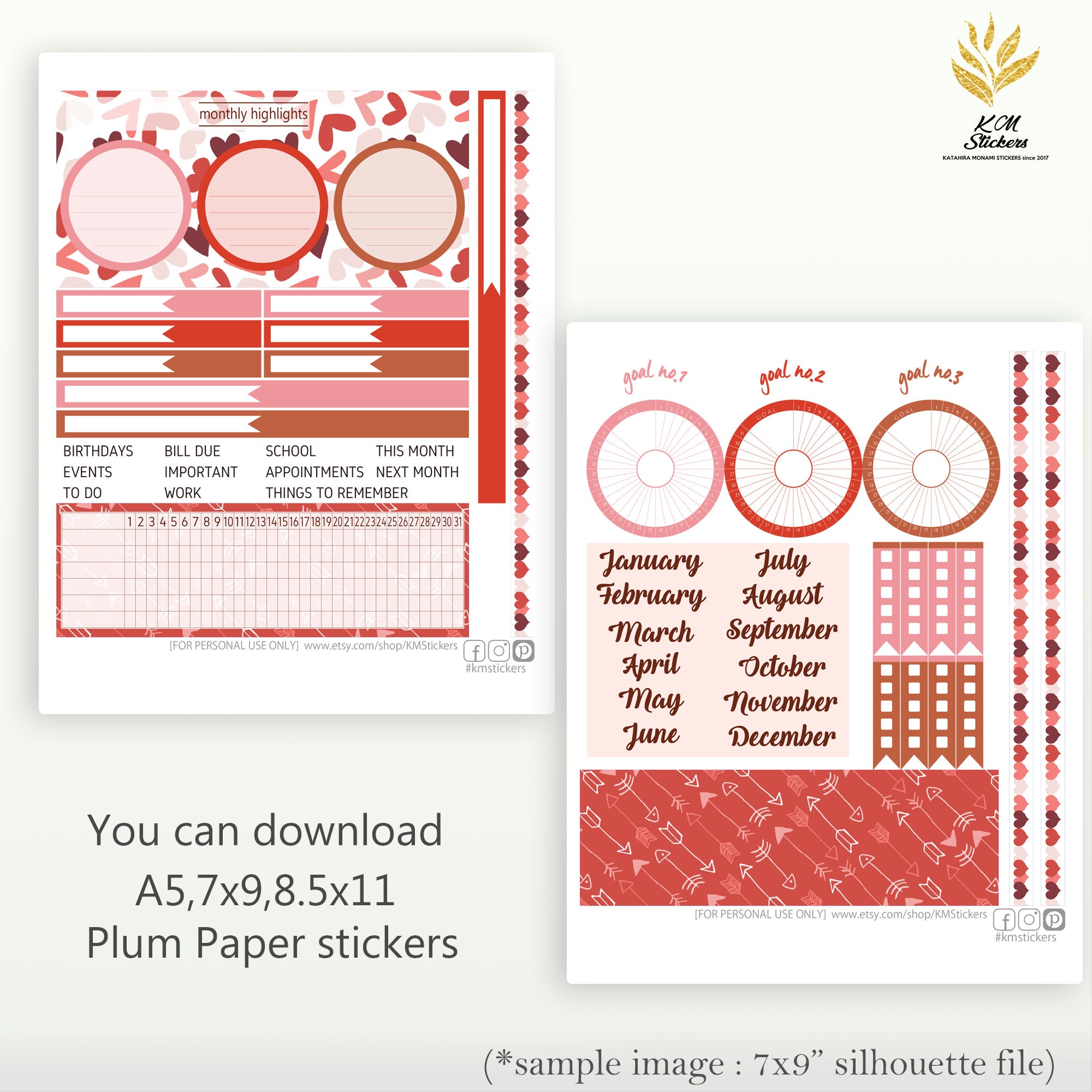 KIT 138 Printable Monthly Highlights Kit Version 2.0 - Etsy