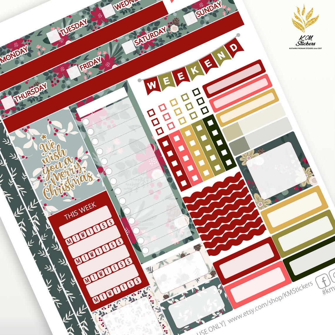 KIT 126 Printable Weekly Kit Version 2.0 for Vertical ME - Etsy