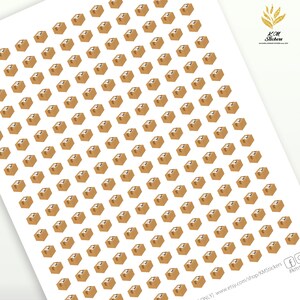 Printable Mini Package Stickersregular and Half Sheet Size - Etsy