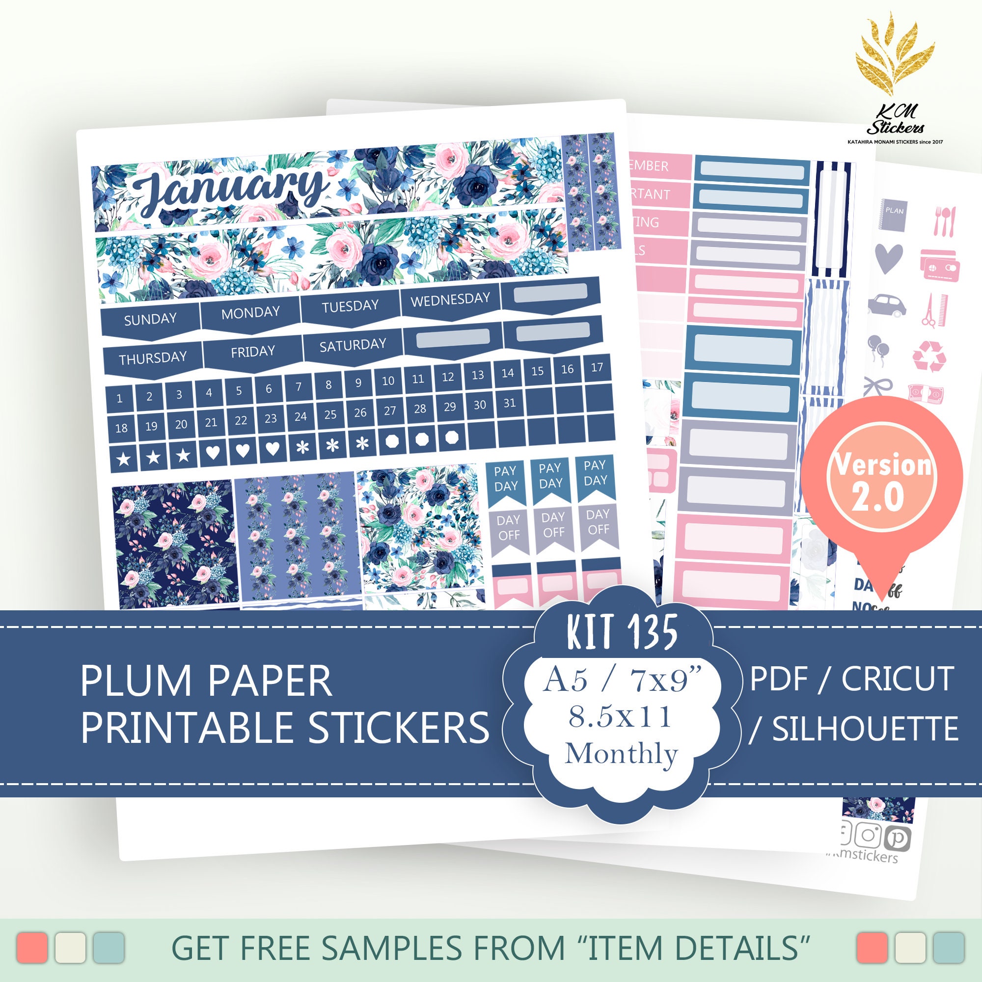 KIT 135 Printable January Kit Version 2.0 2021 Design for - Etsy