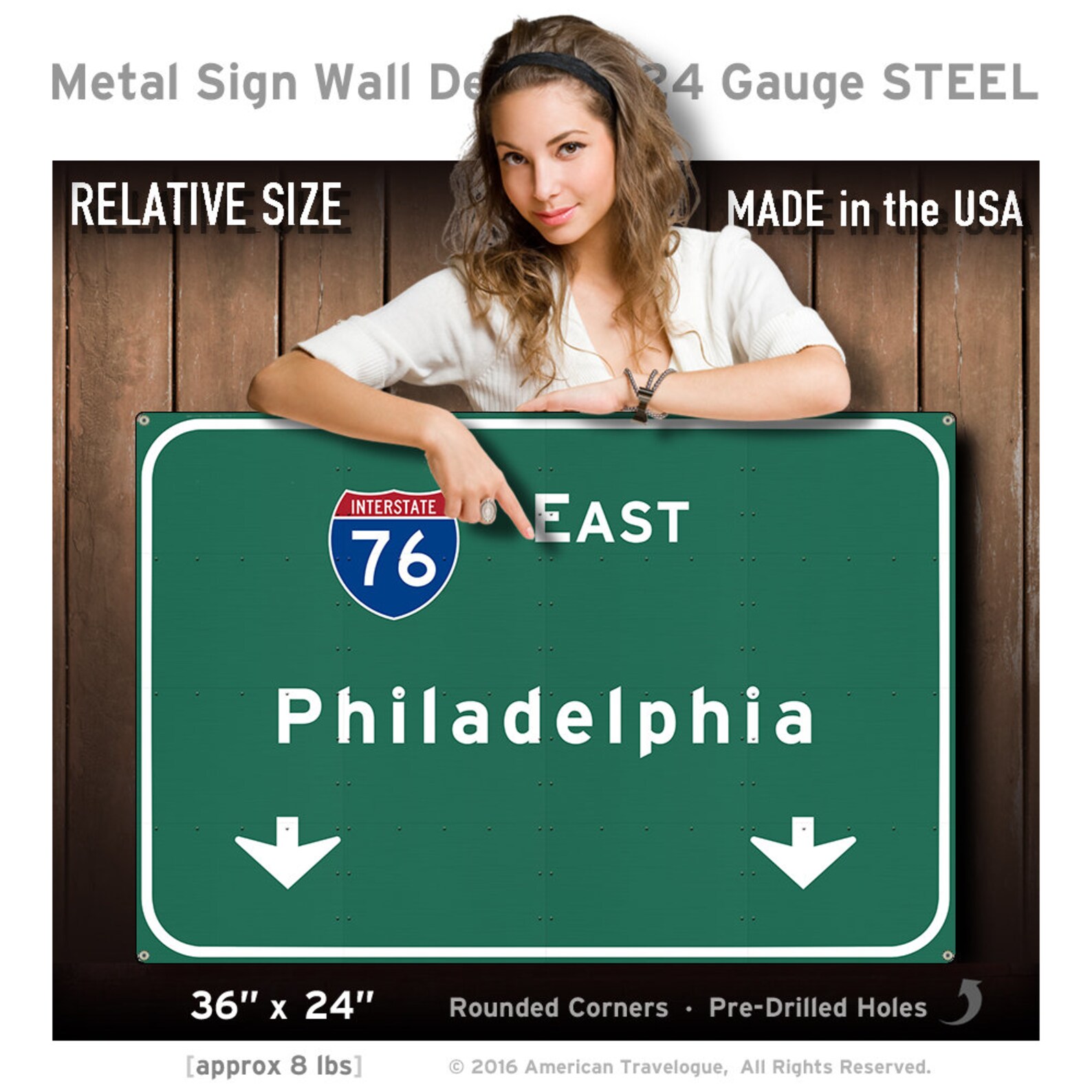 Metal Wall Decor Philadelphia Highway Sign Pennsylvania PA - Etsy