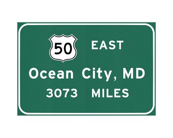 Highway 50 Sign - Etsy