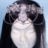 Sorylle Fantasy Elven Tiara, Bridal Wedding Festival Silver Filigree ...