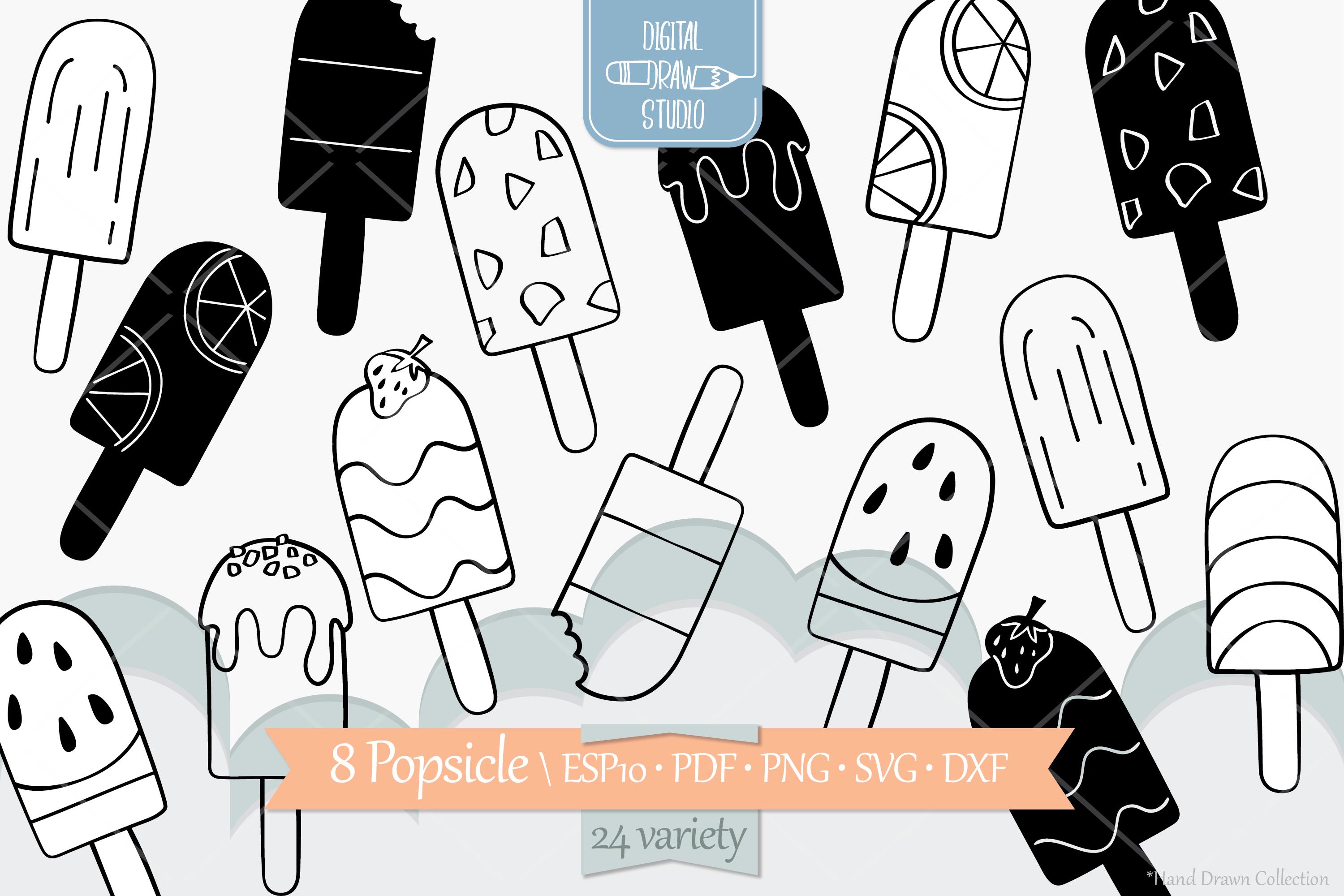 Popsicle Clipart Outline