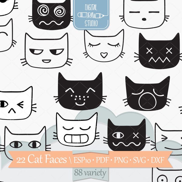 Emotions Clip Art - Etsy