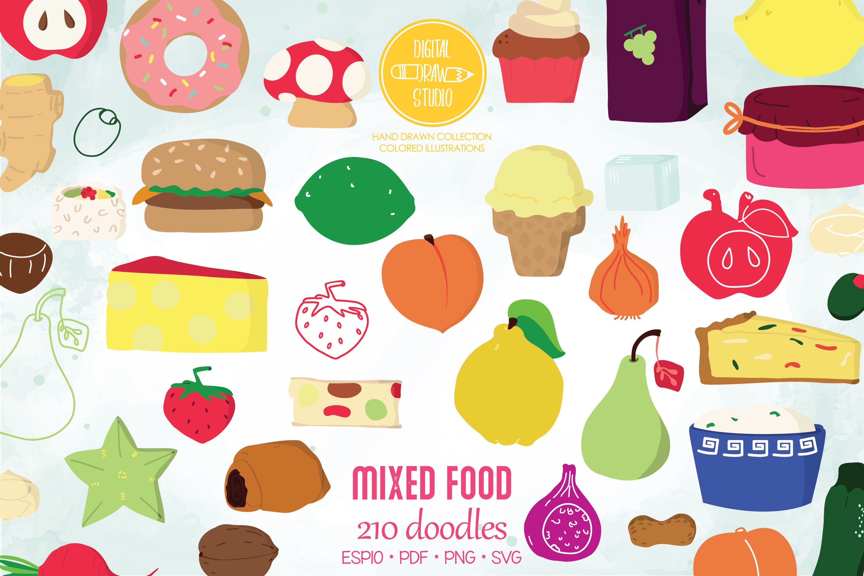 Mix Food Clipart