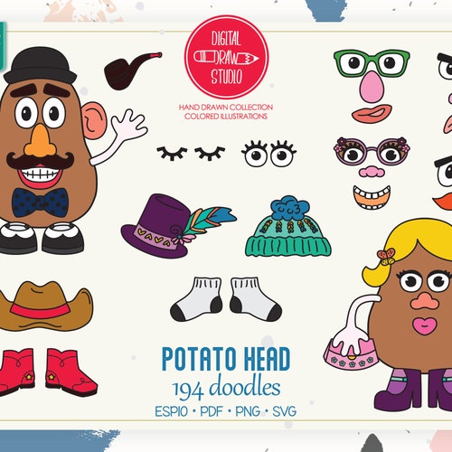Mr. and Mrs. Potato Head - Etsy