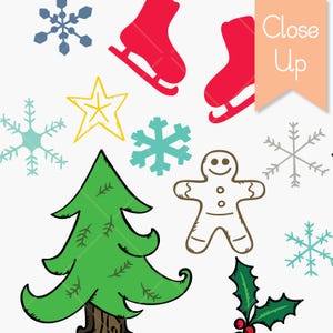 Winter Season Doodles | Hand Drawn Mittens + Igloo Clip Art | Snowman ...