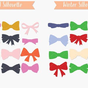 Bows Clip Art Hand Drawn Bow Tie Colorful Hair Ribbons Outline Drawing ...