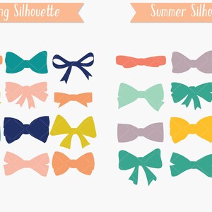 Bows Clip Art Hand Drawn Bow Tie Colorful Hair Ribbons Outline Drawing ...
