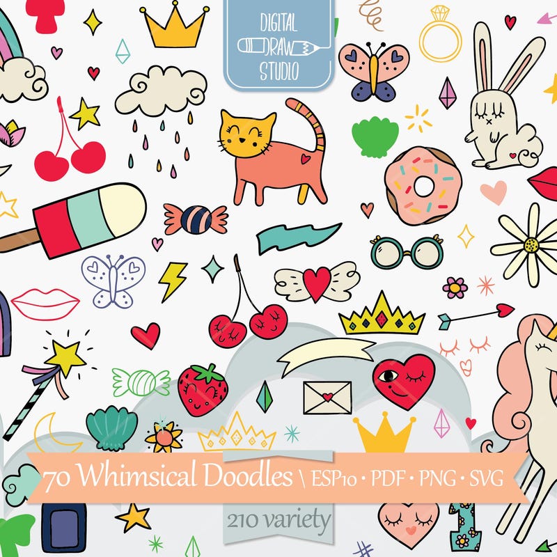 Doodles Anime - Etsy UK