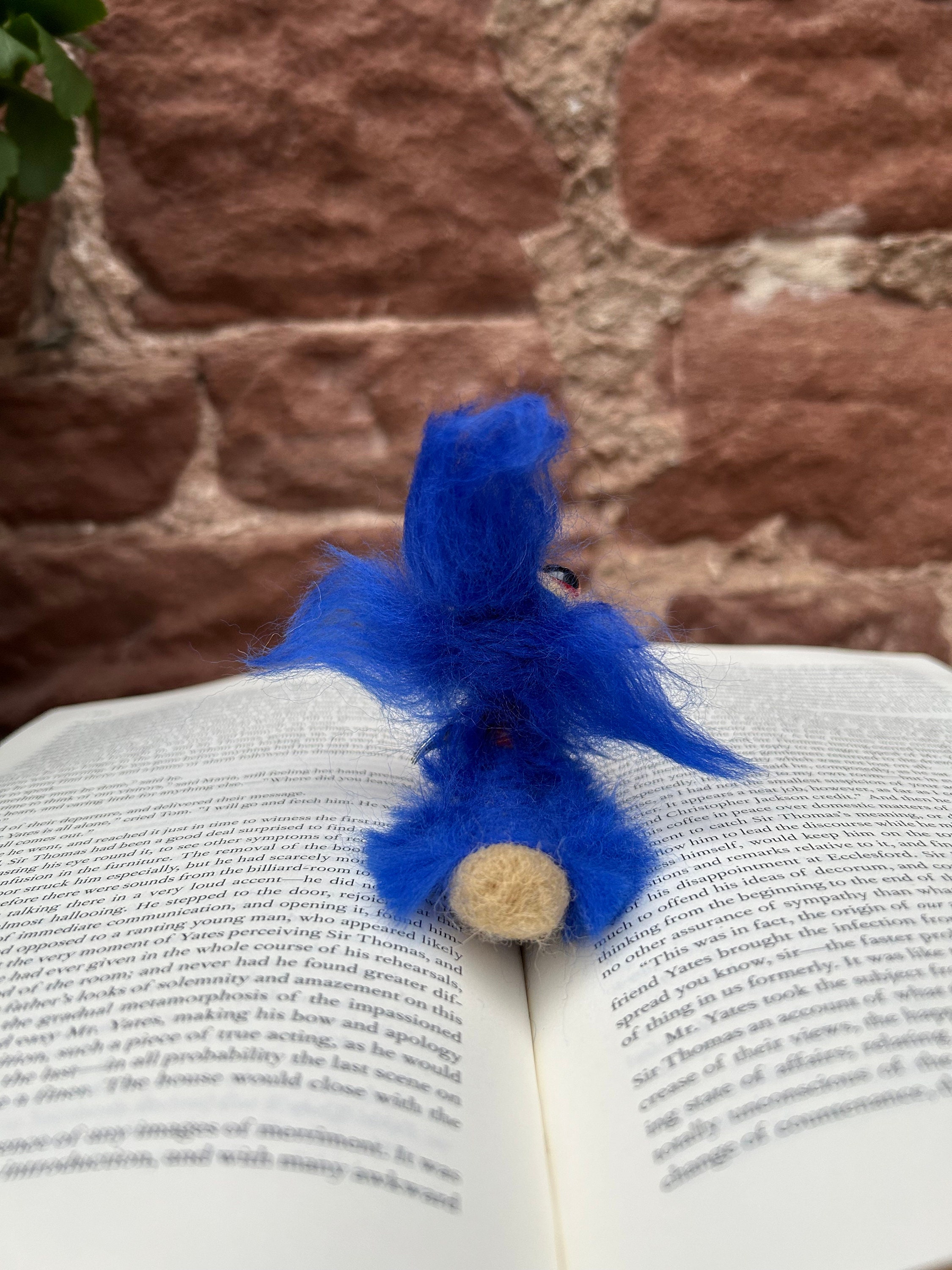Blue Bookworm inspired by the Labyrinth - Etsy