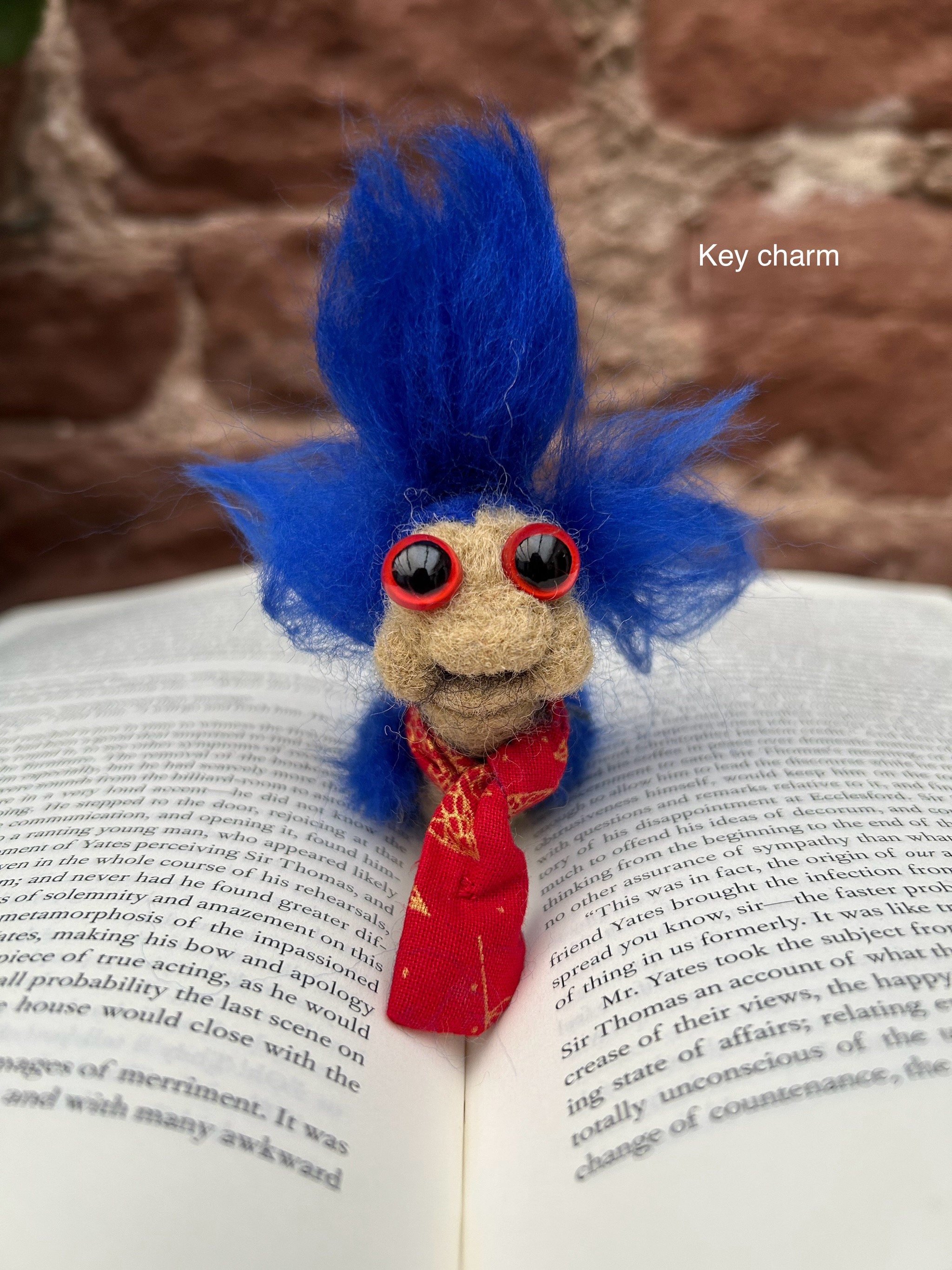 Blue Bookworm inspired by the Labyrinth - Etsy