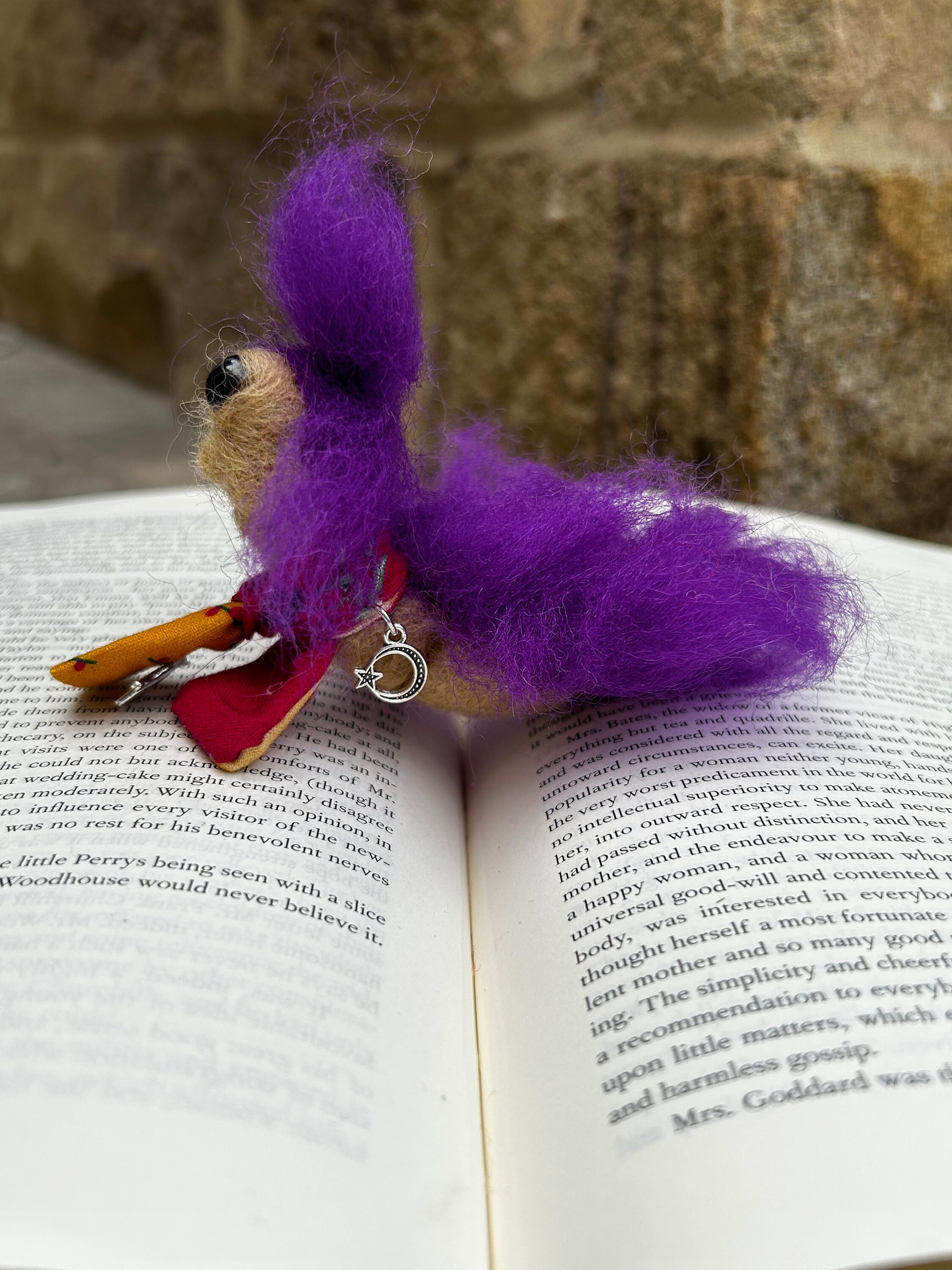Purple Bookworm (inspired by the Labyrinth) - Etsy