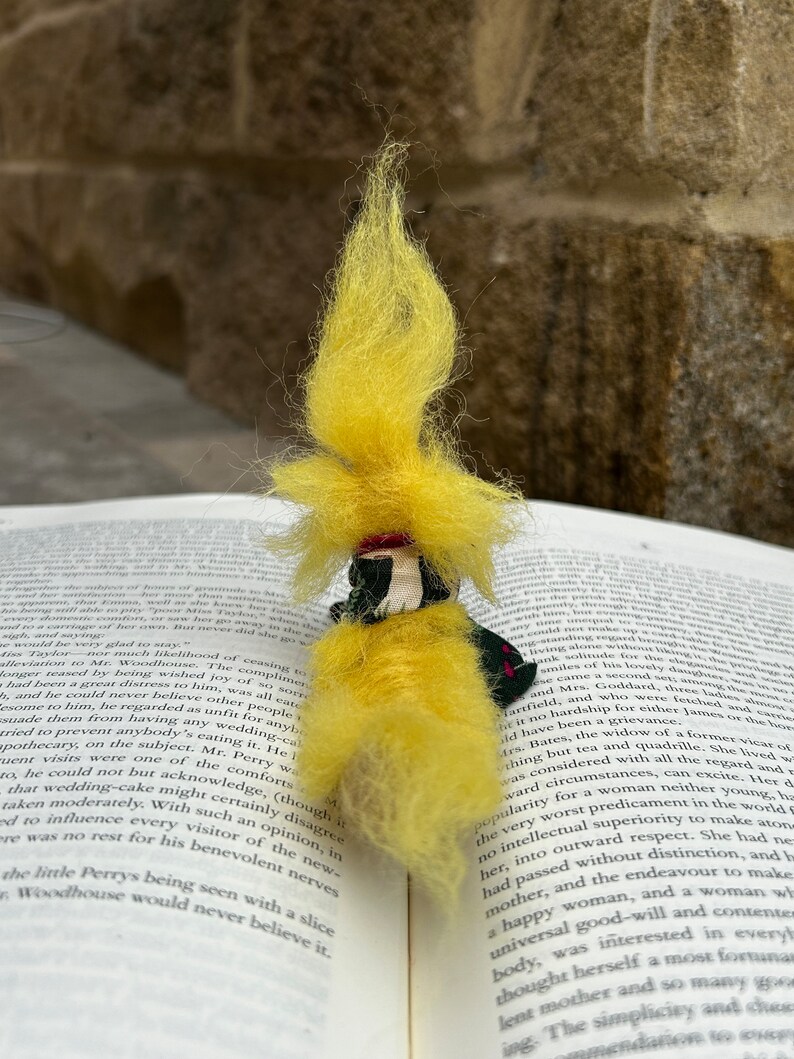 Yellow Bookworm inspired by the Labyrinth - Etsy