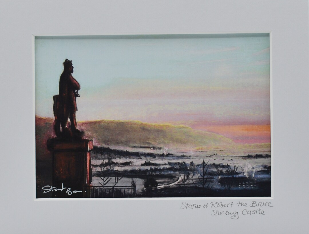 Sir Robert the Bruce Statue at Stirling Castle - Etsy